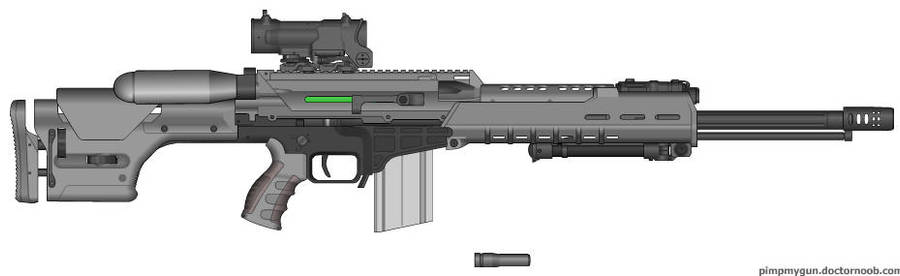 Railgun concept 1 - Original future rifle by sucker1999 on DeviantArt