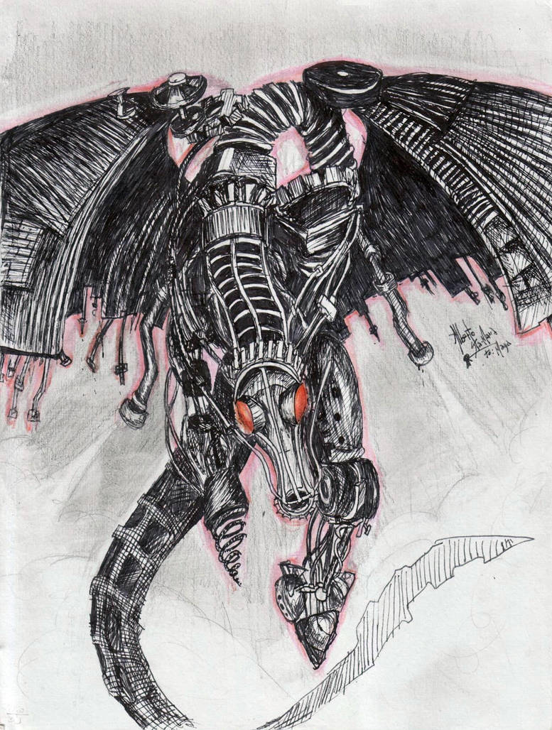 Scrap dragon by txnxrt2 on DeviantArt