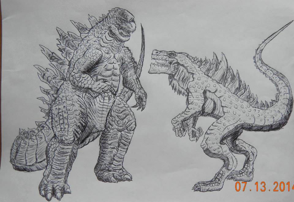 Godzilla 2014 Meeting Zilla aka Godzilla 1998 by BozzerKazooers on ...