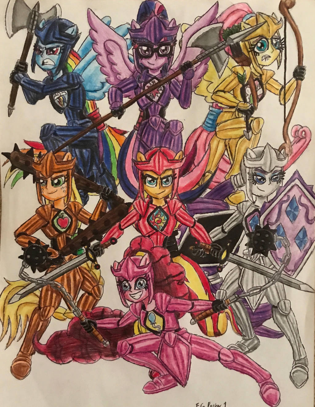 EG Movie Poster 1: Knightresses by BozzerKazooers on DeviantArt