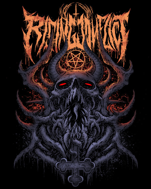 Death Metal Brutal Death Metal Black Metal Artwork by blackdotx on ...