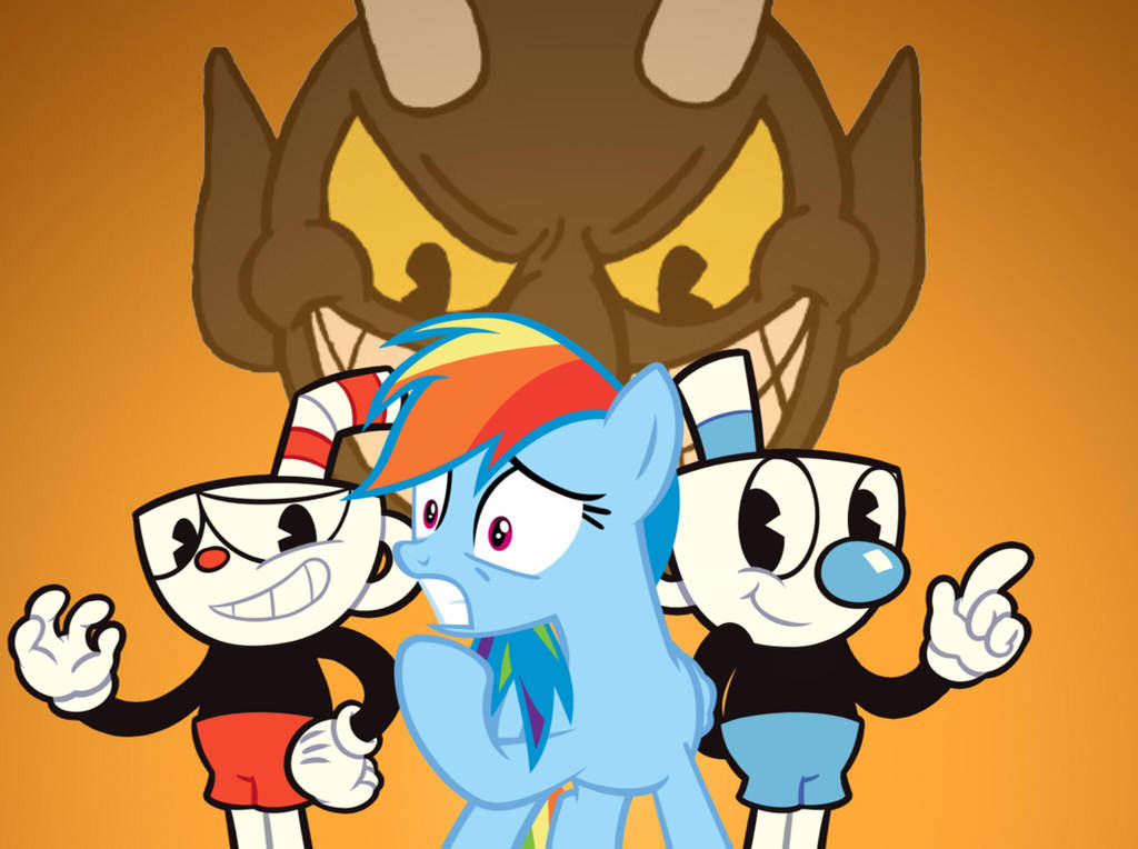 Cuphead meets My Little Pony (for ToucanLDM) by BrunoMilan13 on DeviantArt