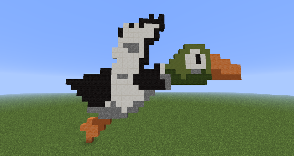 Minecraft Pixel Art : Duck Hunt by Diablofr91 on DeviantArt