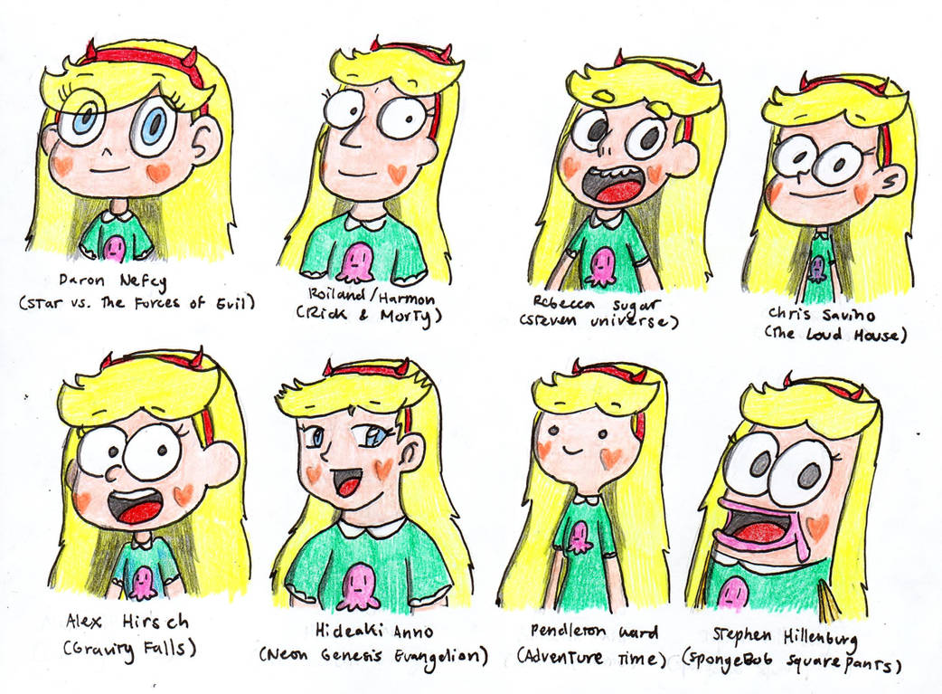 Star in 8 Different Styles by Finnjr63 on DeviantArt