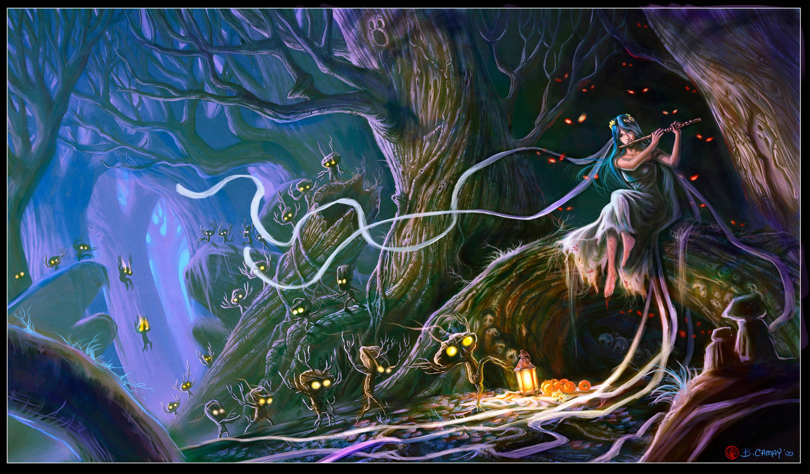 Forest Spirits By The Hand On Deviantart