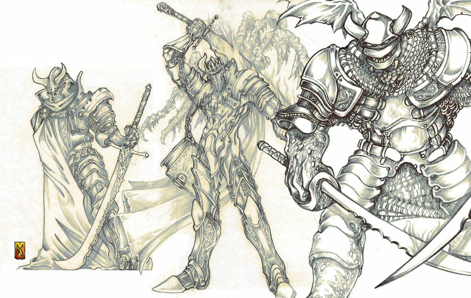 Villains Sketches by studio3soler on DeviantArt