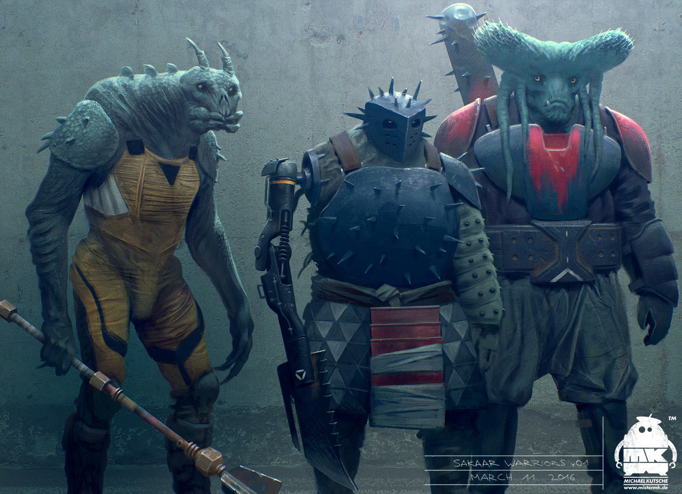 Thor: Ragnarok - Sakaar Warriors Concept by michaelkutsche on DeviantArt