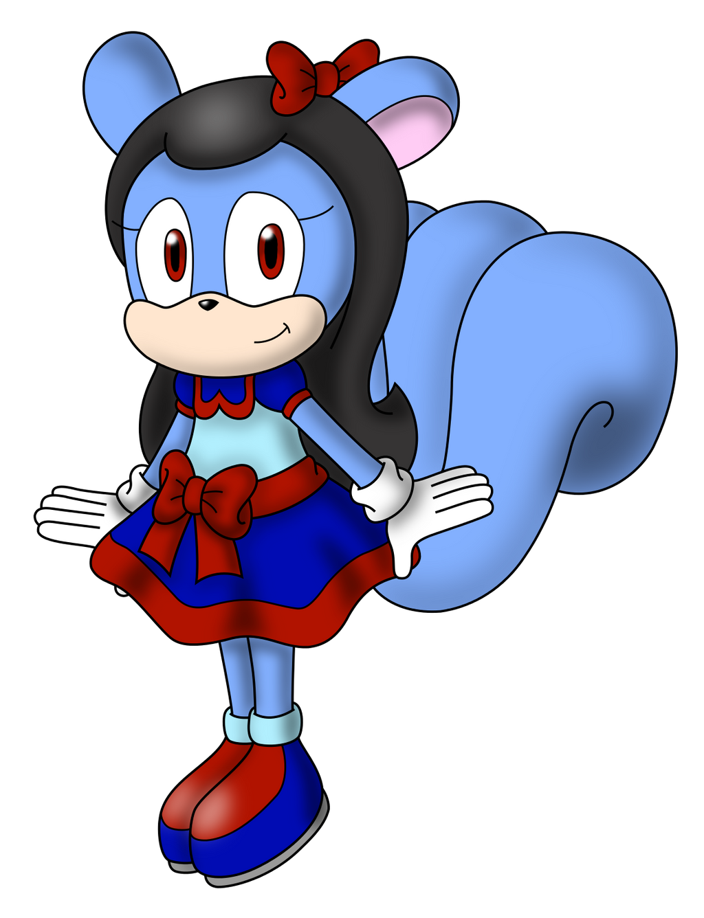 Sonic OC: Kida the Four-Tailed Squirrel (2018) by Wanda92 on DeviantArt