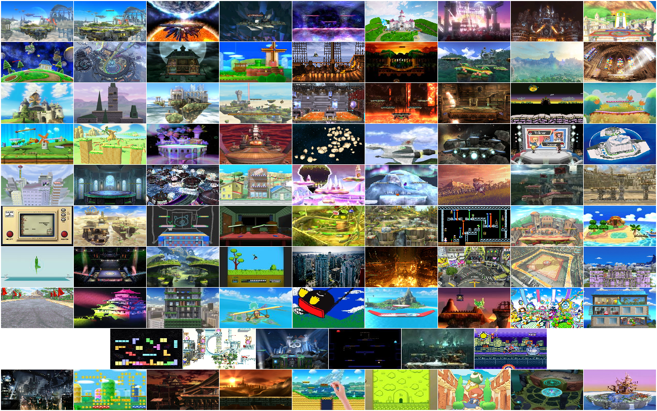 Super Smash Bros. Neo - All Stages + DLC by FlameEagle25 on DeviantArt
