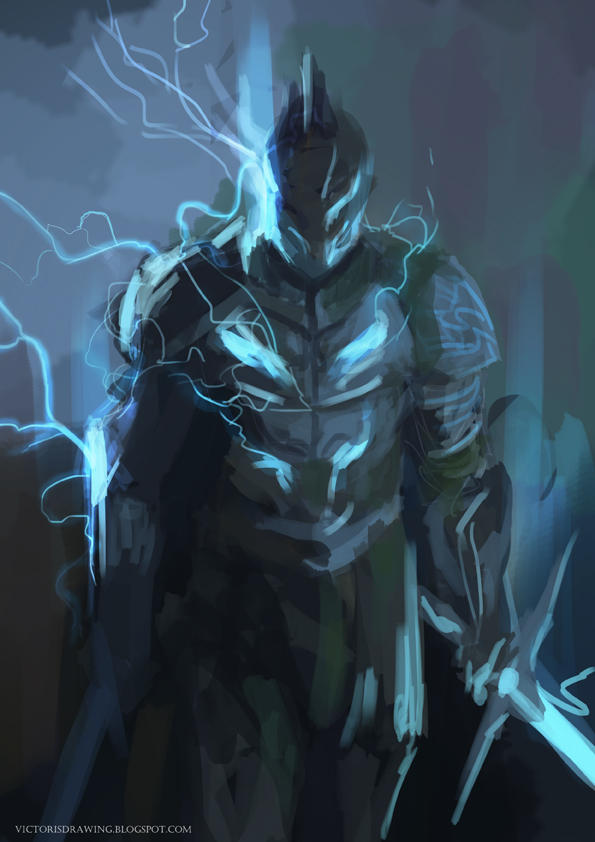 Lightning knight by VictorGarciapq on DeviantArt