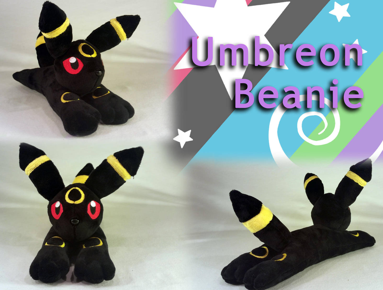 Umbreon Beanie Plush by Yunalicia on DeviantArt