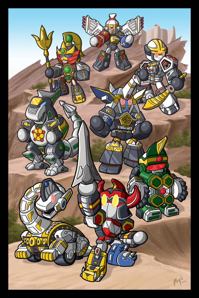 Mighty Morphin' Power Rangers print by MattMoylan on DeviantArt