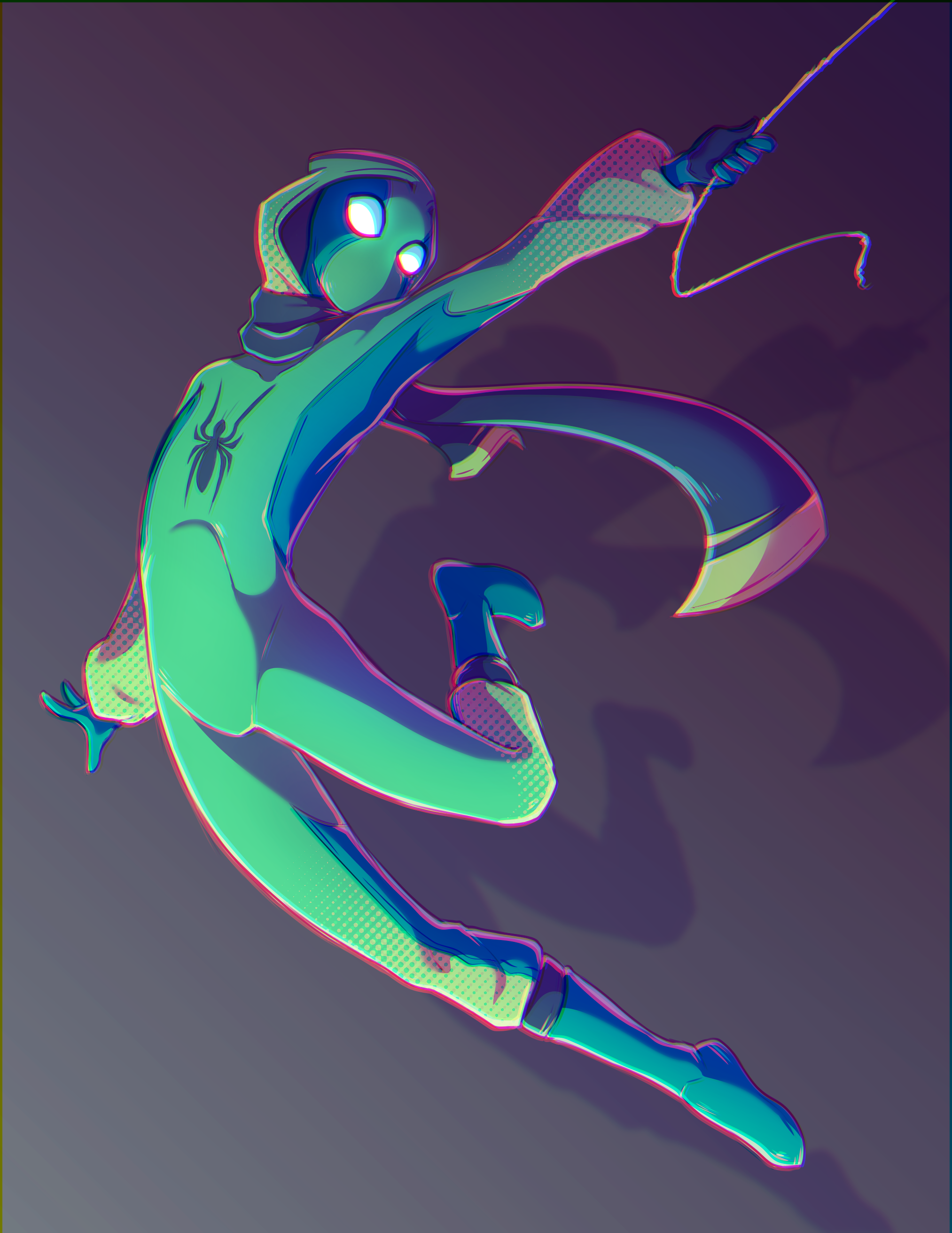 so i made a spidersona right by MagicalPouchOfMagic on DeviantArt