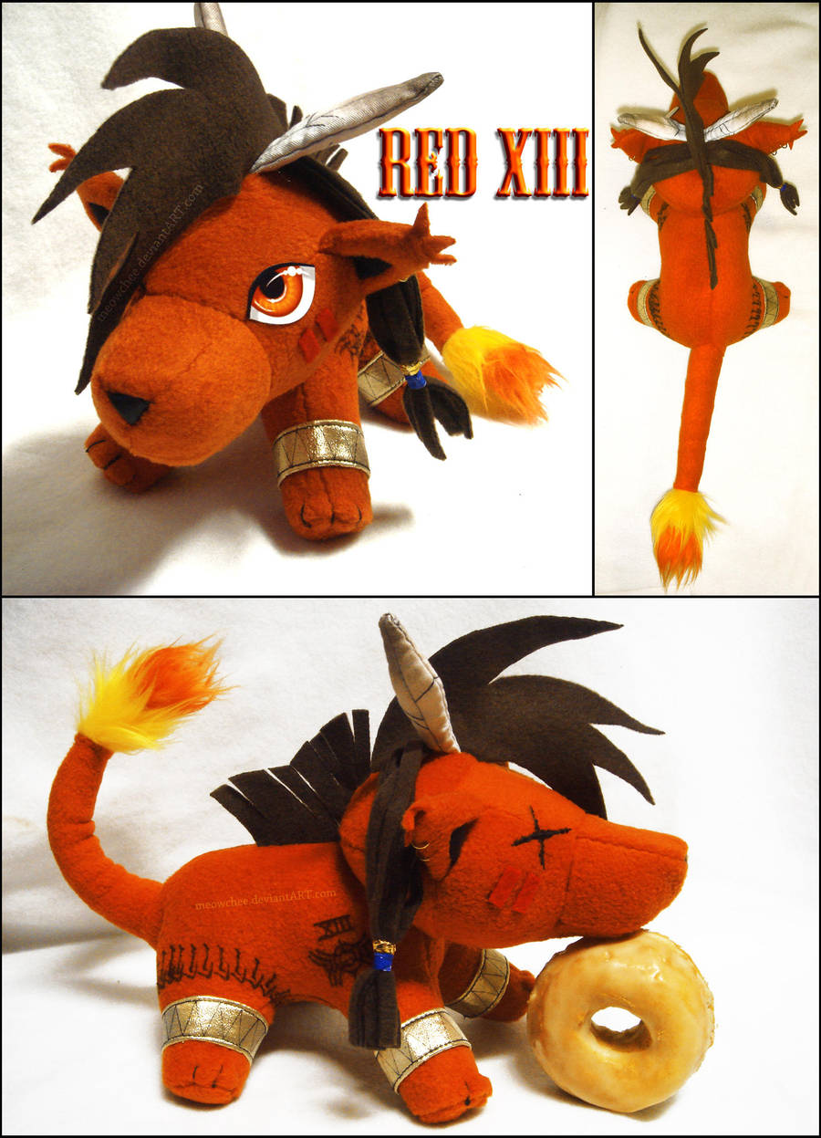 Final Fantasy Red XIII Plush by Meowchee on DeviantArt