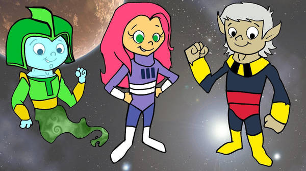 HB Kids 80 Galaxy Trio by slappy427 on DeviantArt