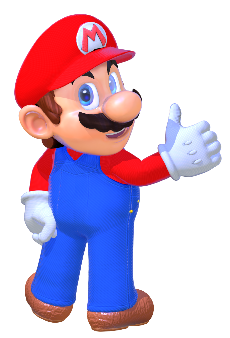 mario(me) thumb up render by supermariojumpan on DeviantArt
