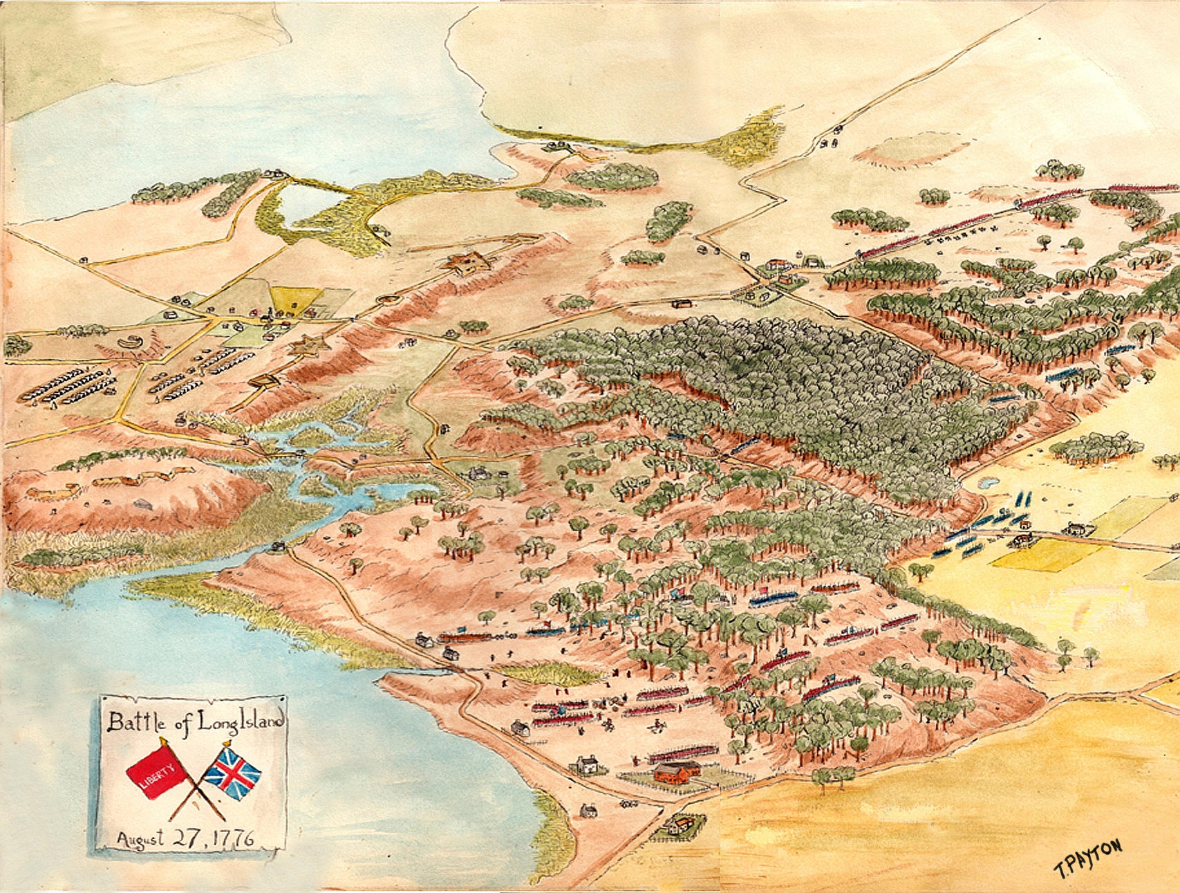 The Battle of Long Island 1776 by OrlopRat on DeviantArt