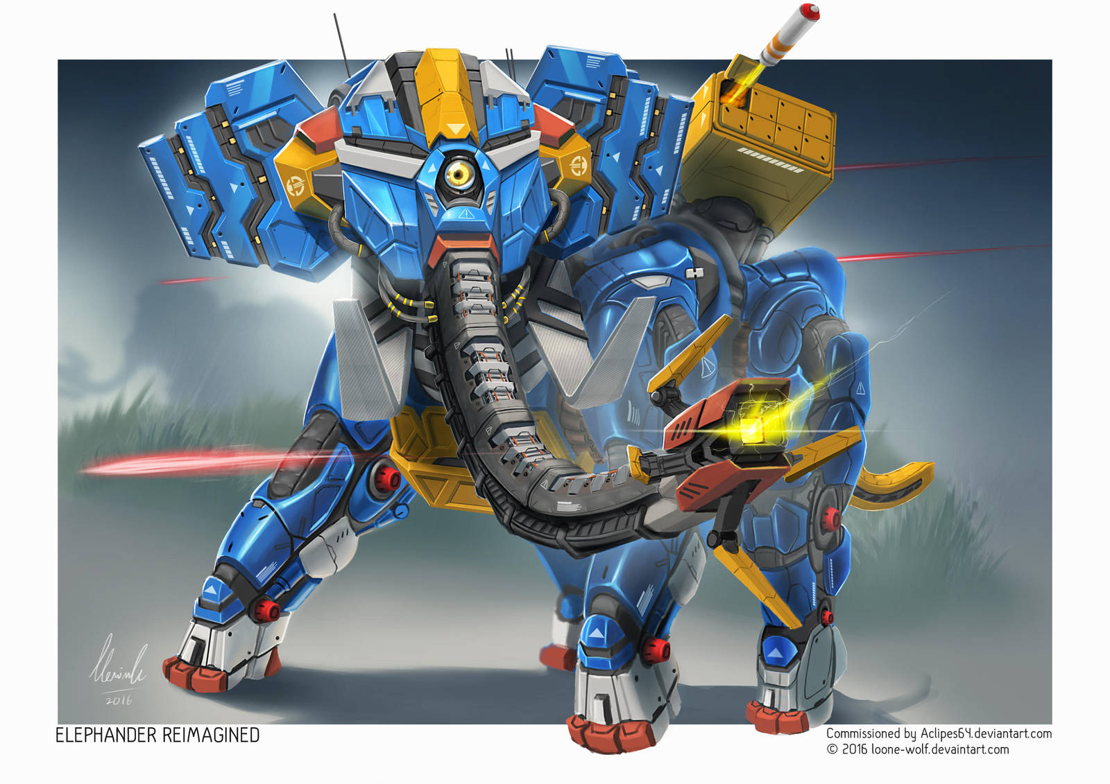 Commission: Elephander Reimagined by Loone-Wolf on DeviantArt