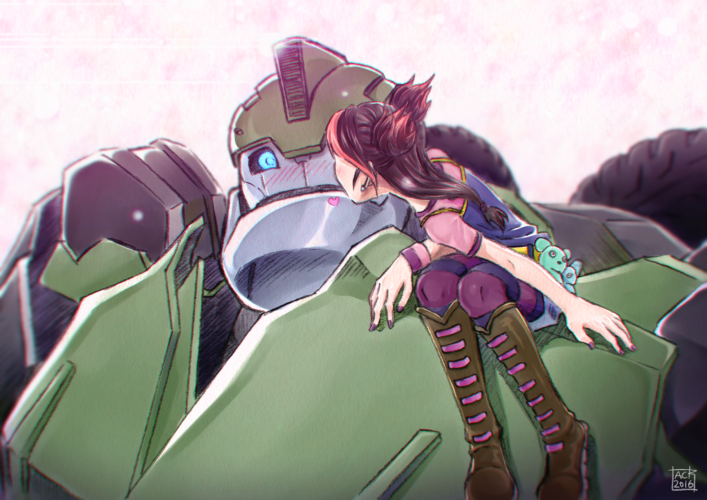 Bulkhead and Miko by k-tack on DeviantArt