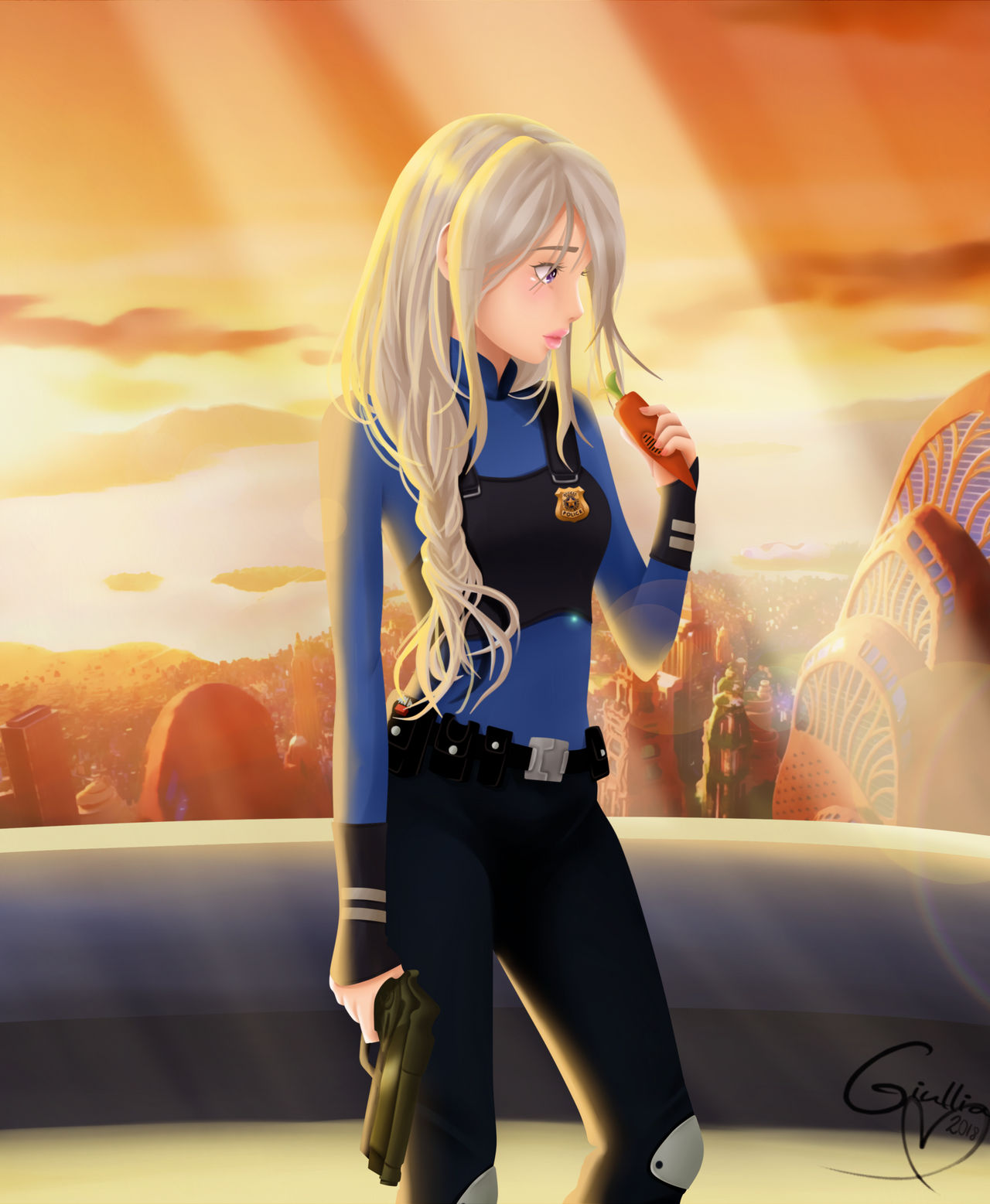 Judy Hopps Human By Srtagiuu On Deviantart