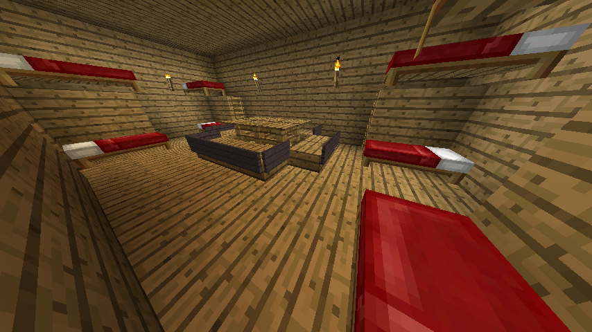 Minecraft Pirate Ship shipboys' room by Tyto-enix on DeviantArt