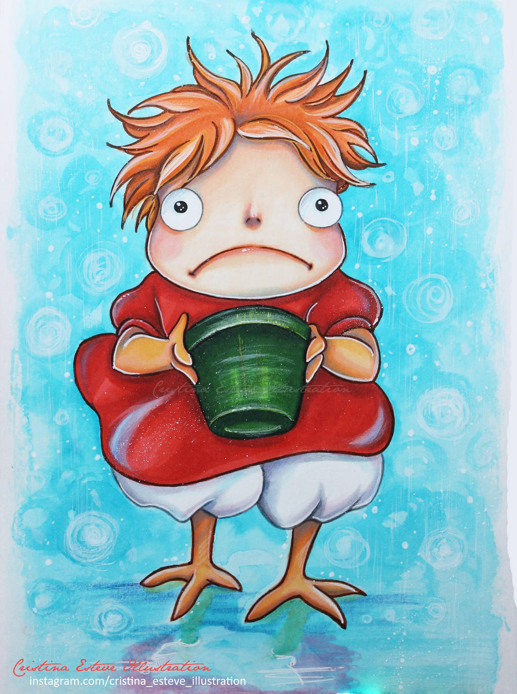Ponyo - Fanart Gake no ue no Ponyo by CrisEsHer on DeviantArt