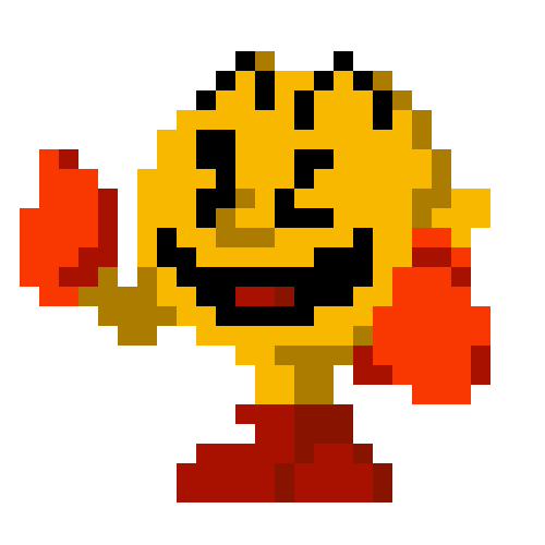 8-Bit SSB4 Pacman Sprite by DaltonKeslar1206 on DeviantArt
