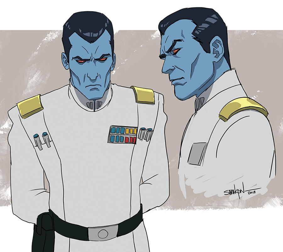Thrawn - 2D animation style by SaraKpn on DeviantArt