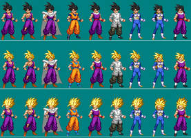 Goku ssj4 Extreme Butoden Sprites by Rct29 on DeviantArt