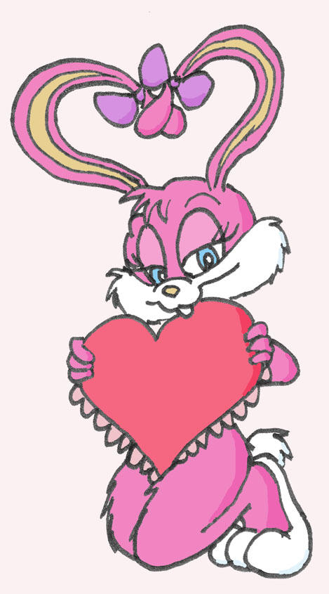 Valentine Babs Bunny 2012 by lilyraccoon on DeviantArt