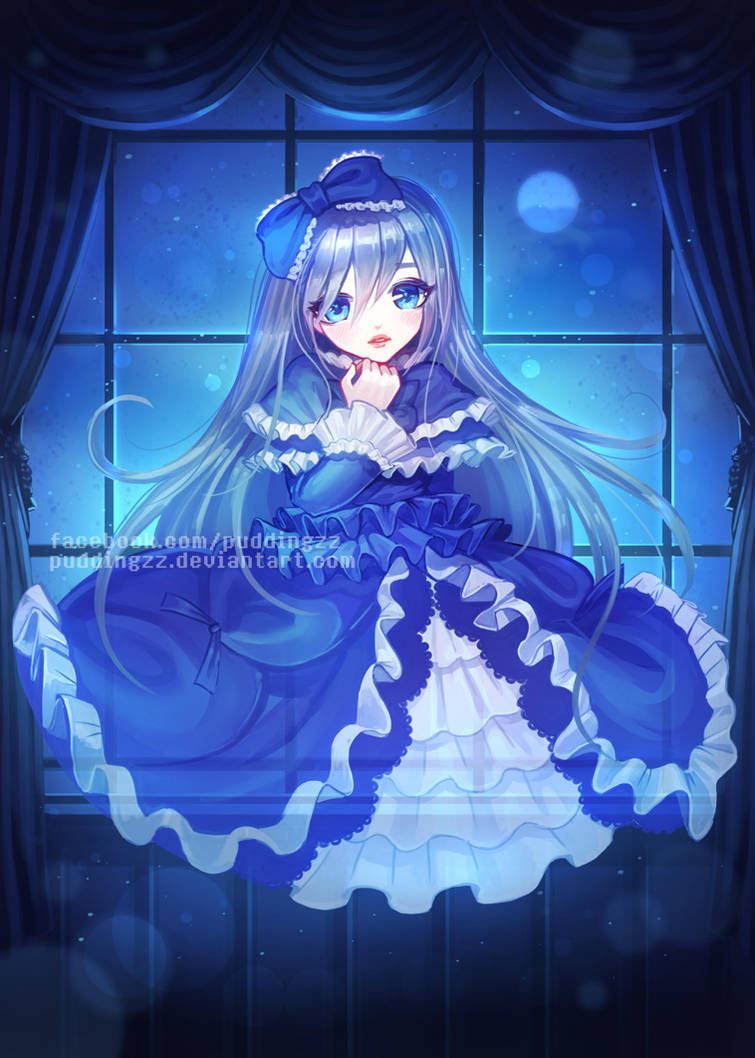 Commission Fanart Ghost Belle and Haunted Mansion by PuddingzZ on ...