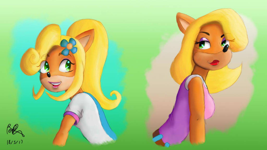 Bandicoot Gals - Coco and Tawna by TeckGeck on DeviantArt