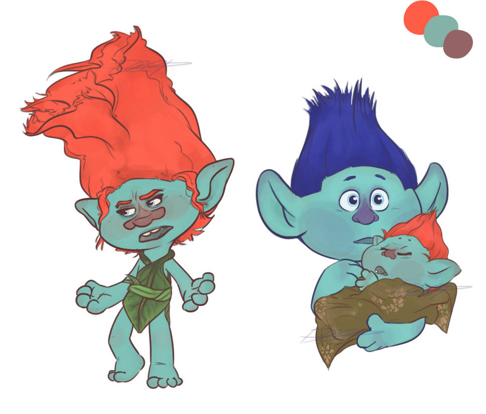 Trolls OC - Coral by DeepestPainter on DeviantArt