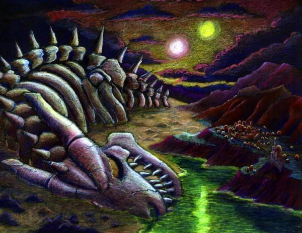 Valley of the dragon by knosiskayos on DeviantArt