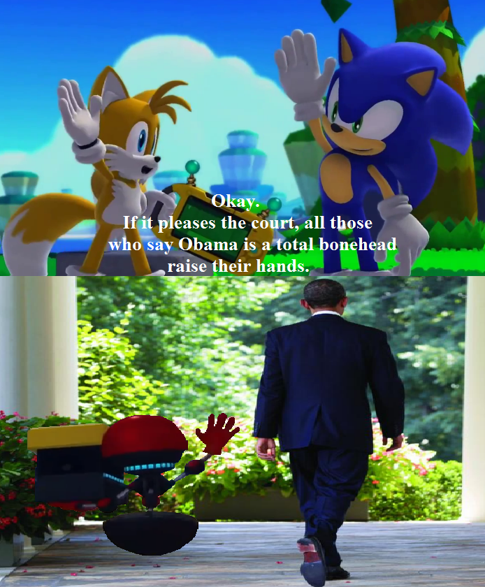 Sonic Anti Obama by SweetGems on DeviantArt