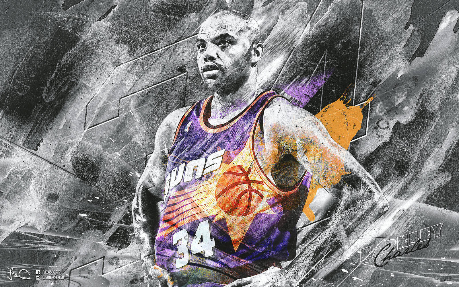 Charles Barkley Wallpaper by skythlee on DeviantArt