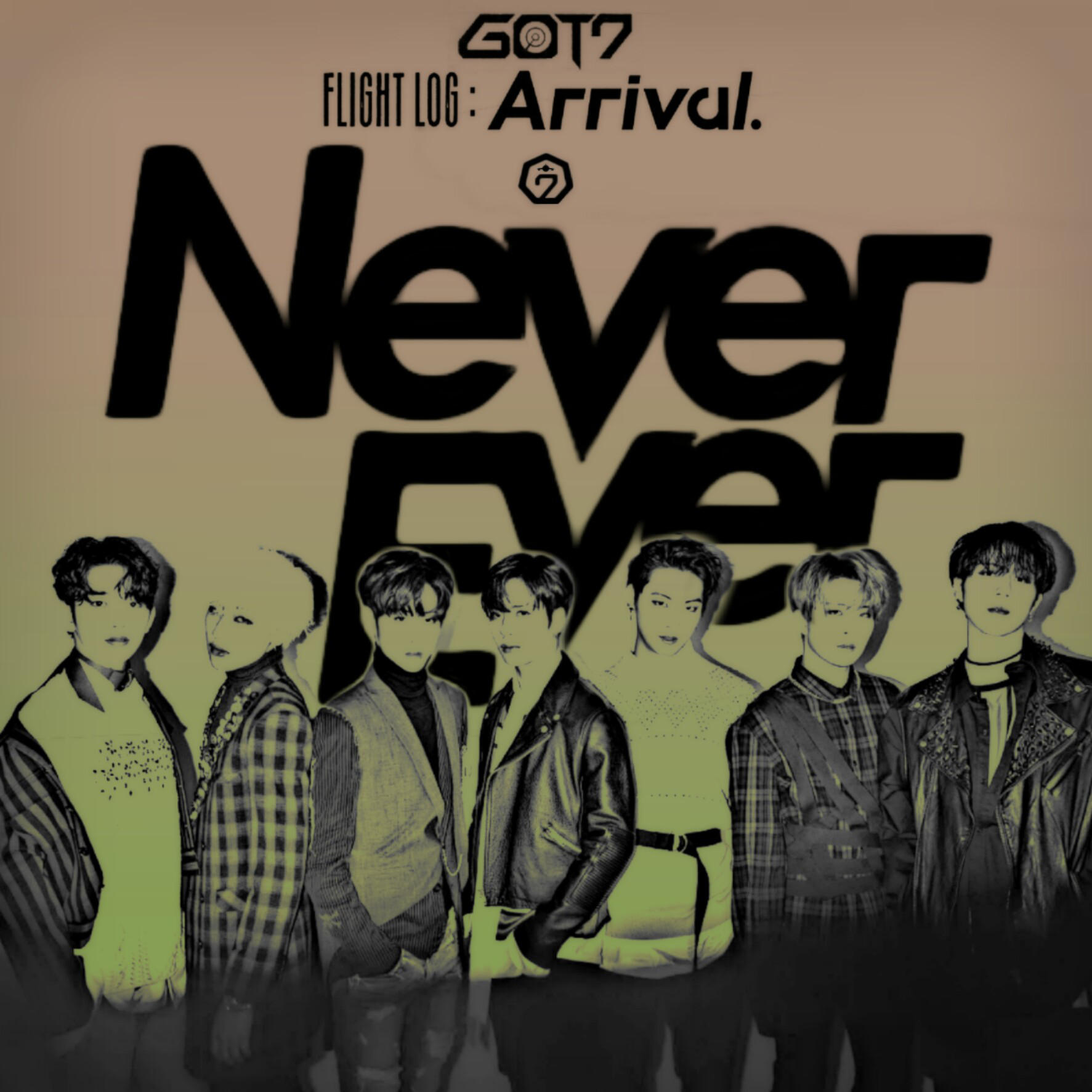 GOT7 NEVER EVER (FLIGHT LOG ARRIVAL) album cover by LEAlbum on DeviantArt