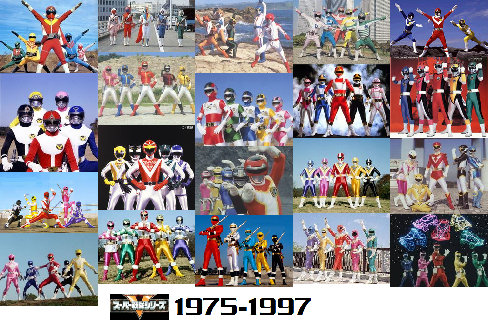 Super Sentai Team Collage (1975-1997) by AdrenalineRush1996 on DeviantArt