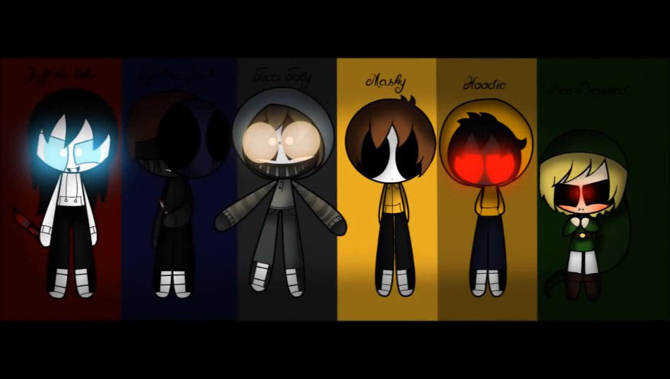 Some of the creepypasta boys by foxinathepiratefox2 on DeviantArt
