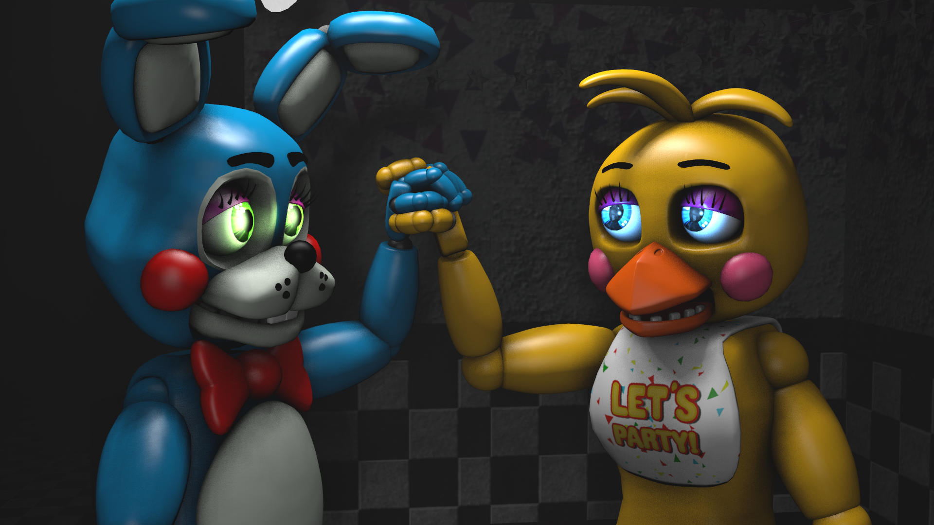 Toy Bonnie X Toy Chica Anime Fnaf Fnaf Drawings Fnaf The Best Porn Website