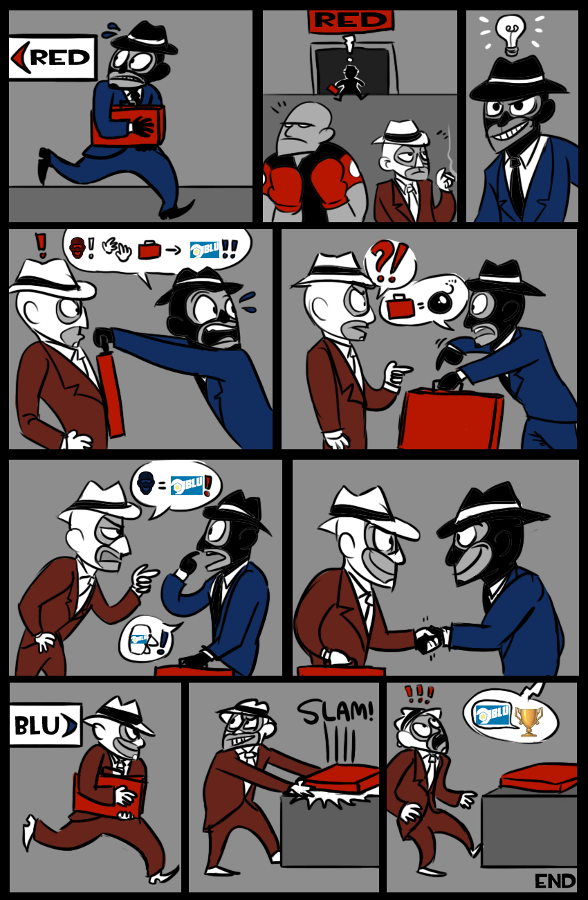 TF2: SPY vs SPY by immessedup on DeviantArt