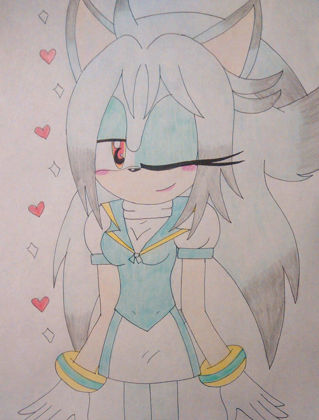 Tamber The Hedgehog (Art Trade) by Sonicgirlfriend65 on DeviantArt