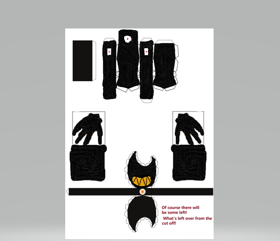 bendy chapter 5 monster version papercraft part 1 by ...