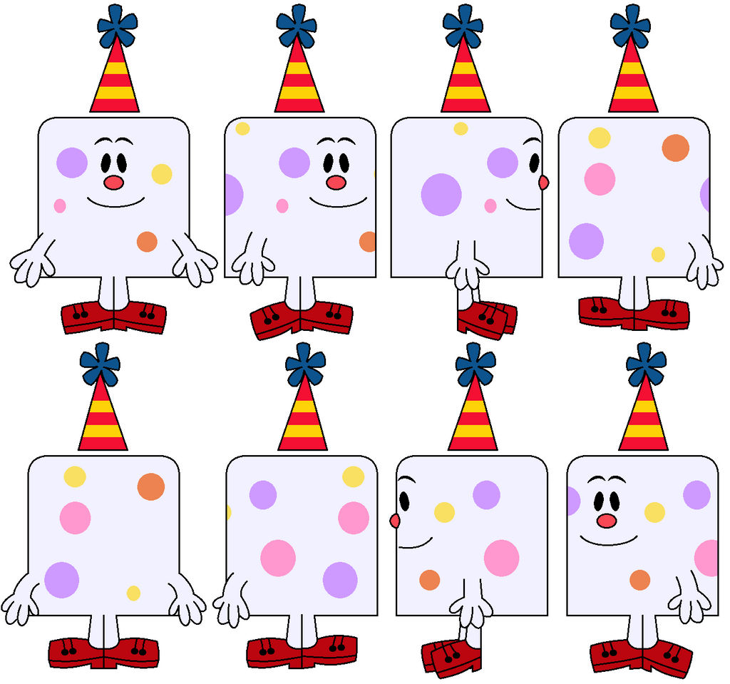 Mr. Birthday Model Reference by Percyfan94 on DeviantArt