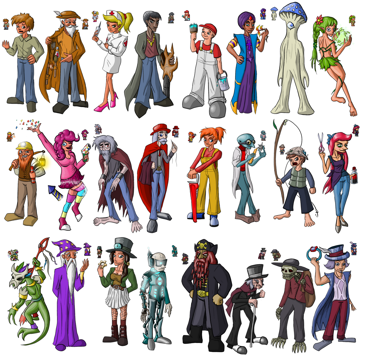 Terraria Nurse Fan Art