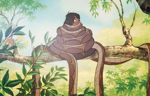 Mowgli slides down Kaa's coils (GIF) by Swedishhero94 on DeviantArt