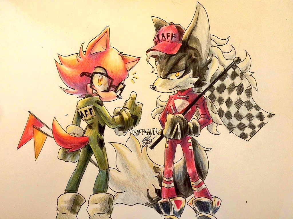 Rookie and Infinite in Team Sonic Racing! by KingOfHighlands on DeviantArt