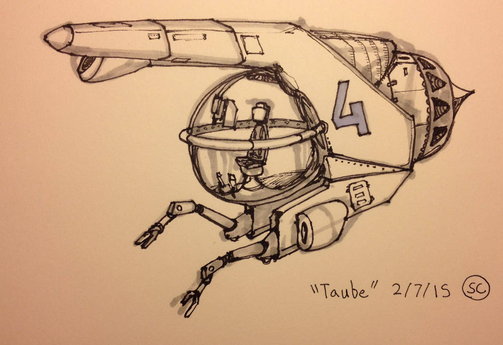 Space Tug #4: 'Taube' by SamuelCom on DeviantArt