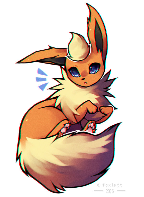 Flareon by foxlett on DeviantArt