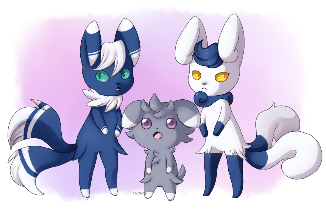 PKMN- Meowstic, Espurr by Quarbie on DeviantArt
